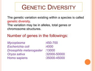 Biodiversity and conservation | PPT