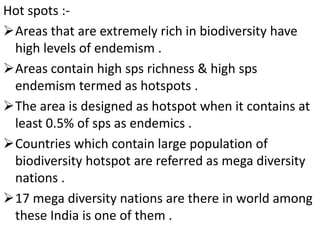 Biodiversity conservation | PPTX