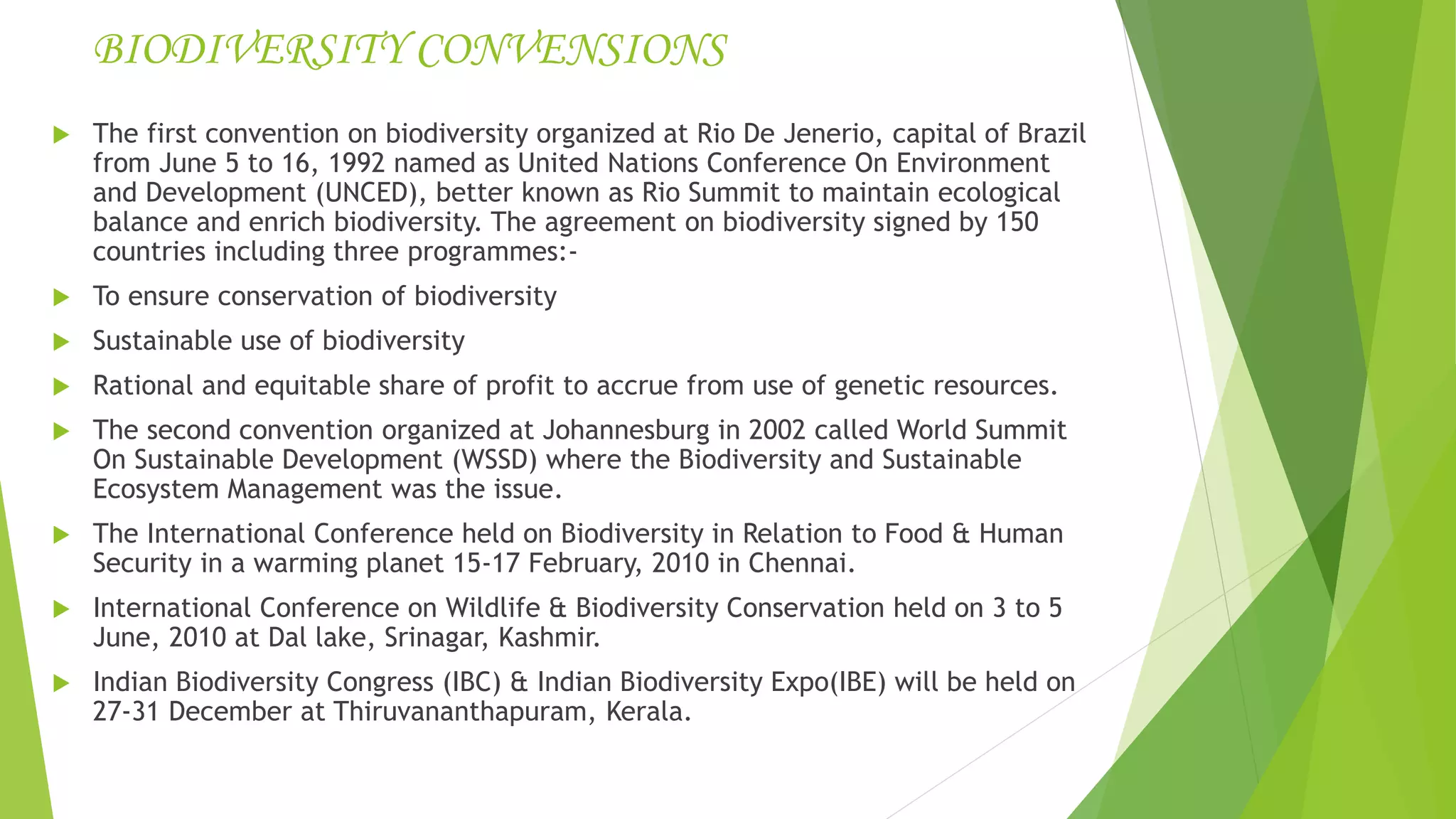 Biodiversity Conservation | PPTX