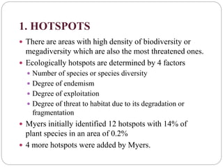 Biodiversity conservation | PPTX