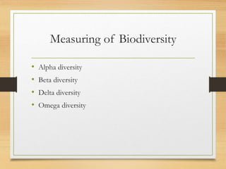 Biodiversity & its conservation | PPTX