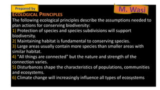 Biodiversity conservation , principles and characteristics ( by ...