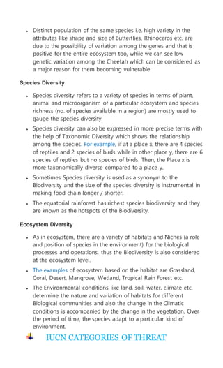Plant Biodiversity (PART 1) | DOCX