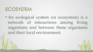 BIODIVERSITY, ECOSYSTEM STABILITY, ENDANGERED SPECIES ACTS.pptx