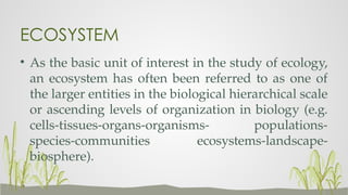 BIODIVERSITY, ECOSYSTEM STABILITY, ENDANGERED SPECIES ACTS.pptx