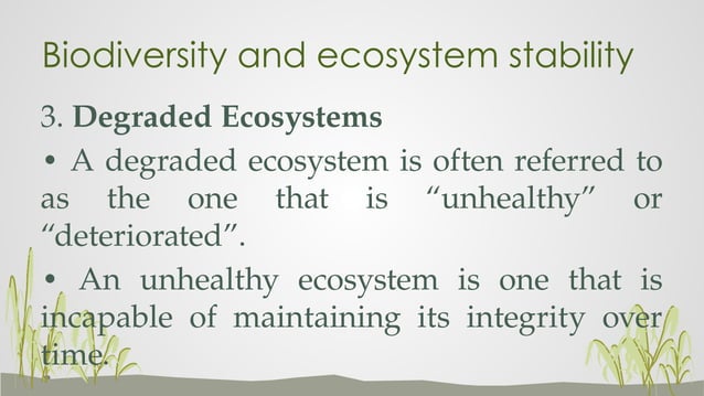 BIODIVERSITY, ECOSYSTEM STABILITY, ENDANGERED SPECIES ACTS.pptx