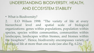 BIODIVERSITY, ECOSYSTEM STABILITY, ENDANGERED SPECIES ACTS.pptx