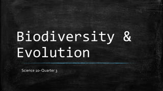 Biodiversity & Evolution.pptx