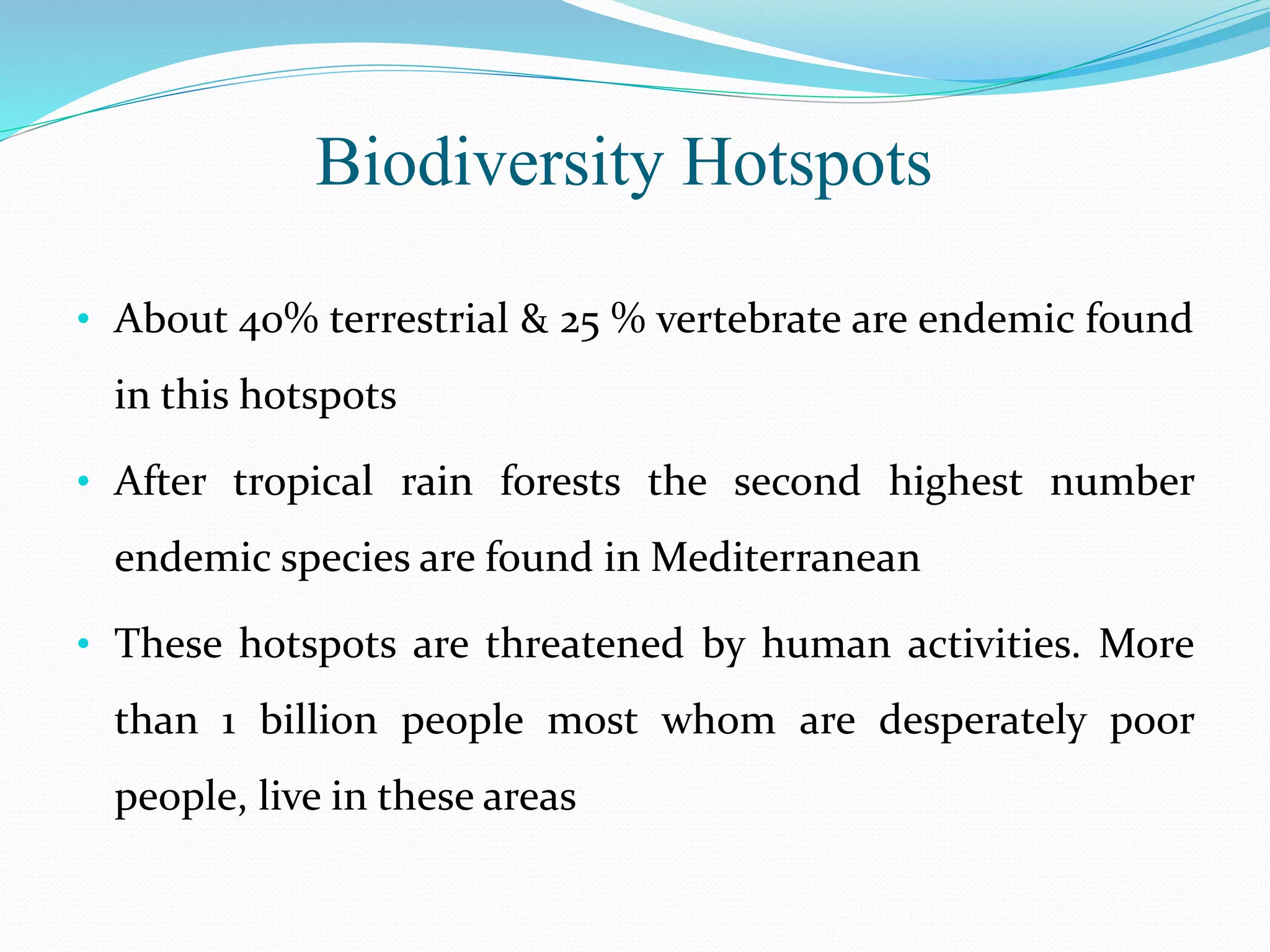 Biodiversity and Hot spots | PPTX
