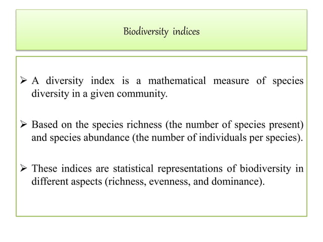biodiversity indices ppt.pptx