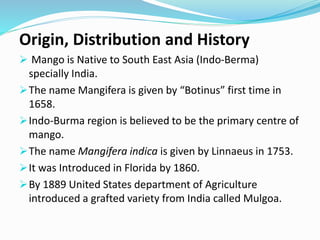 Biodiversity in mango | PPTX