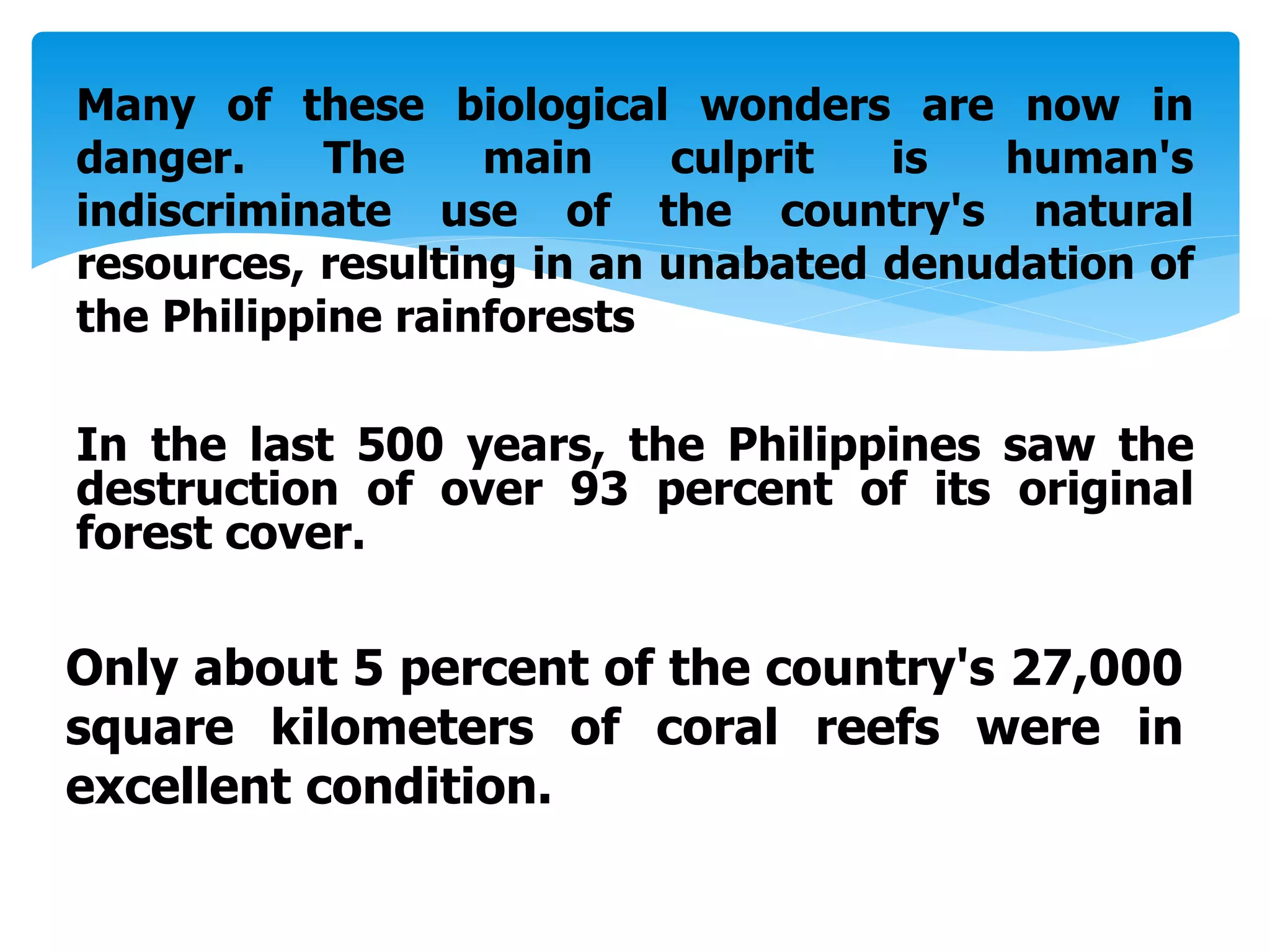 Biodiversity in the philippines | PPTX