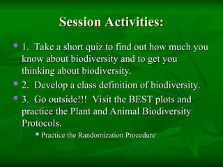 PowerPoint Presentation about Biodiversity_INTRO. | PPT