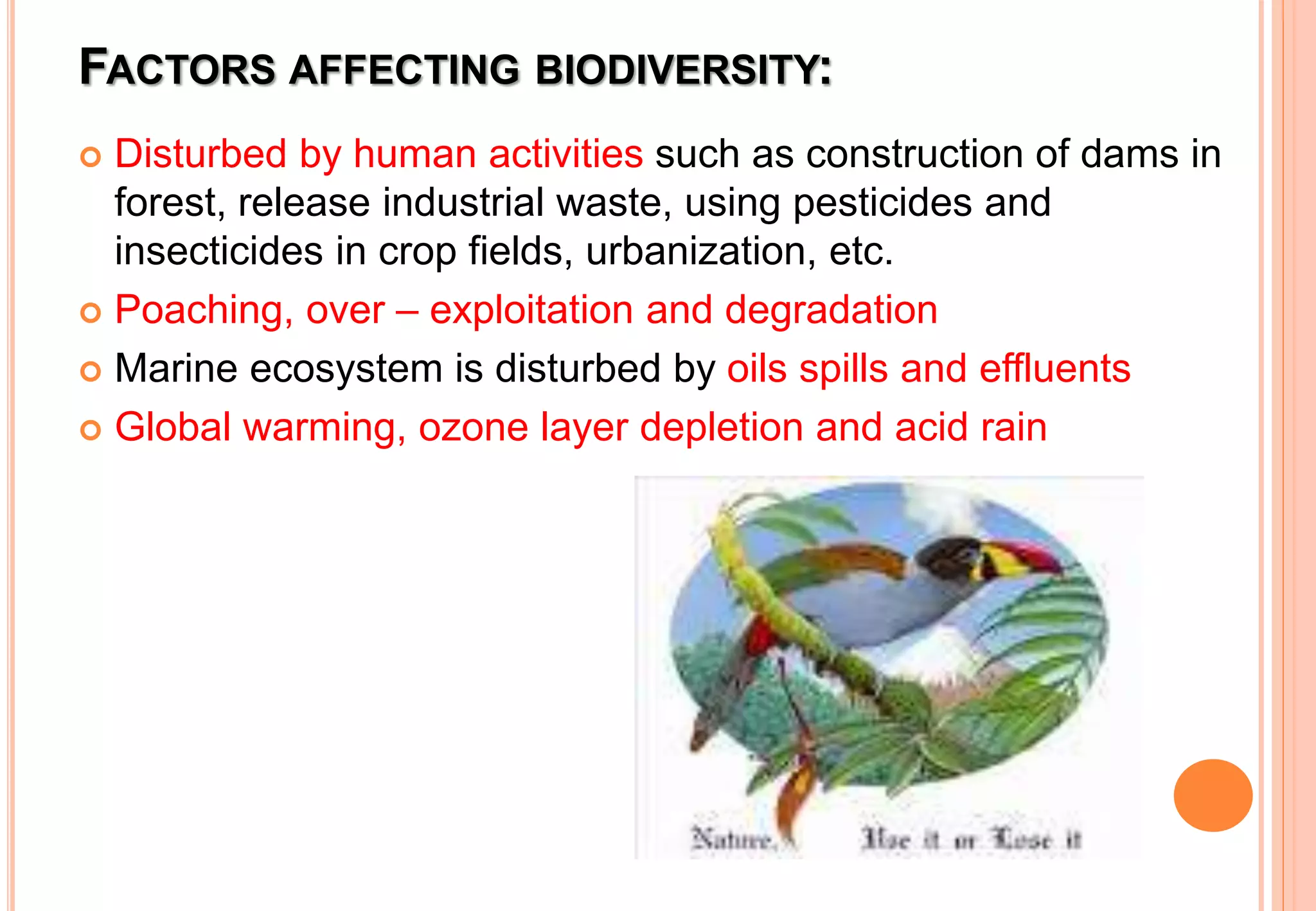 Biodiversity and its conservation | PPTX