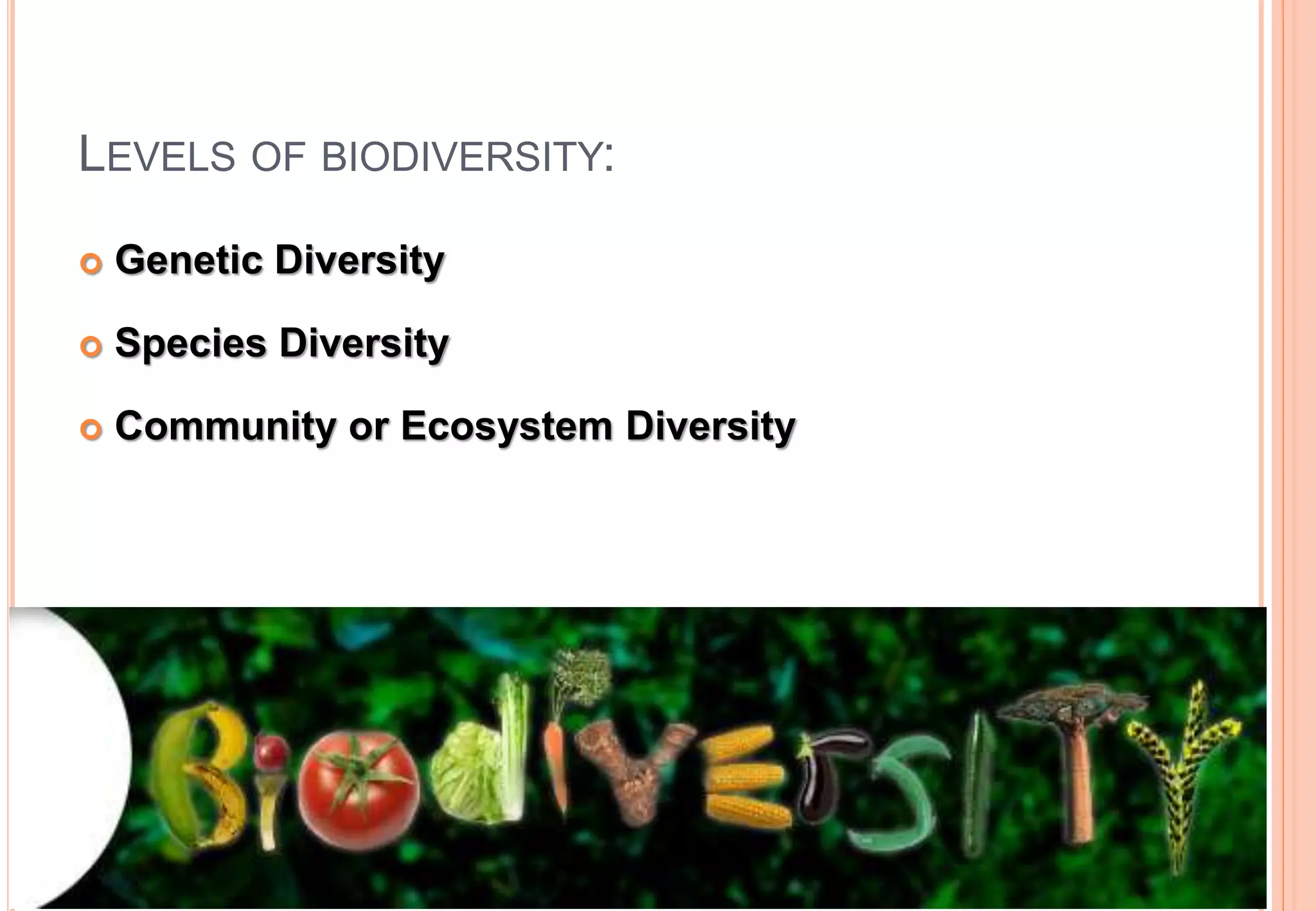Biodiversity and its conservation | PPTX