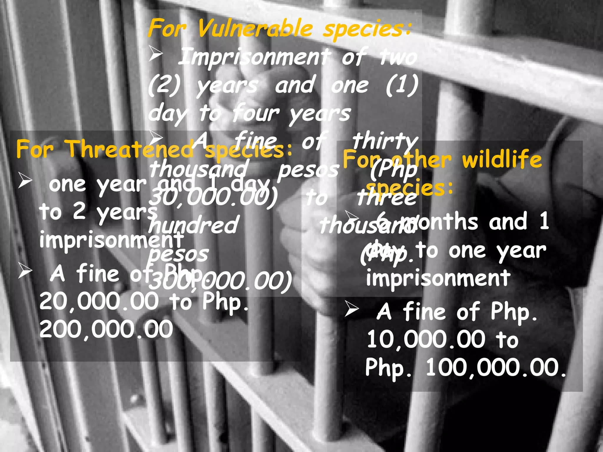 Biodiversity laws r.a 9147 | PPT