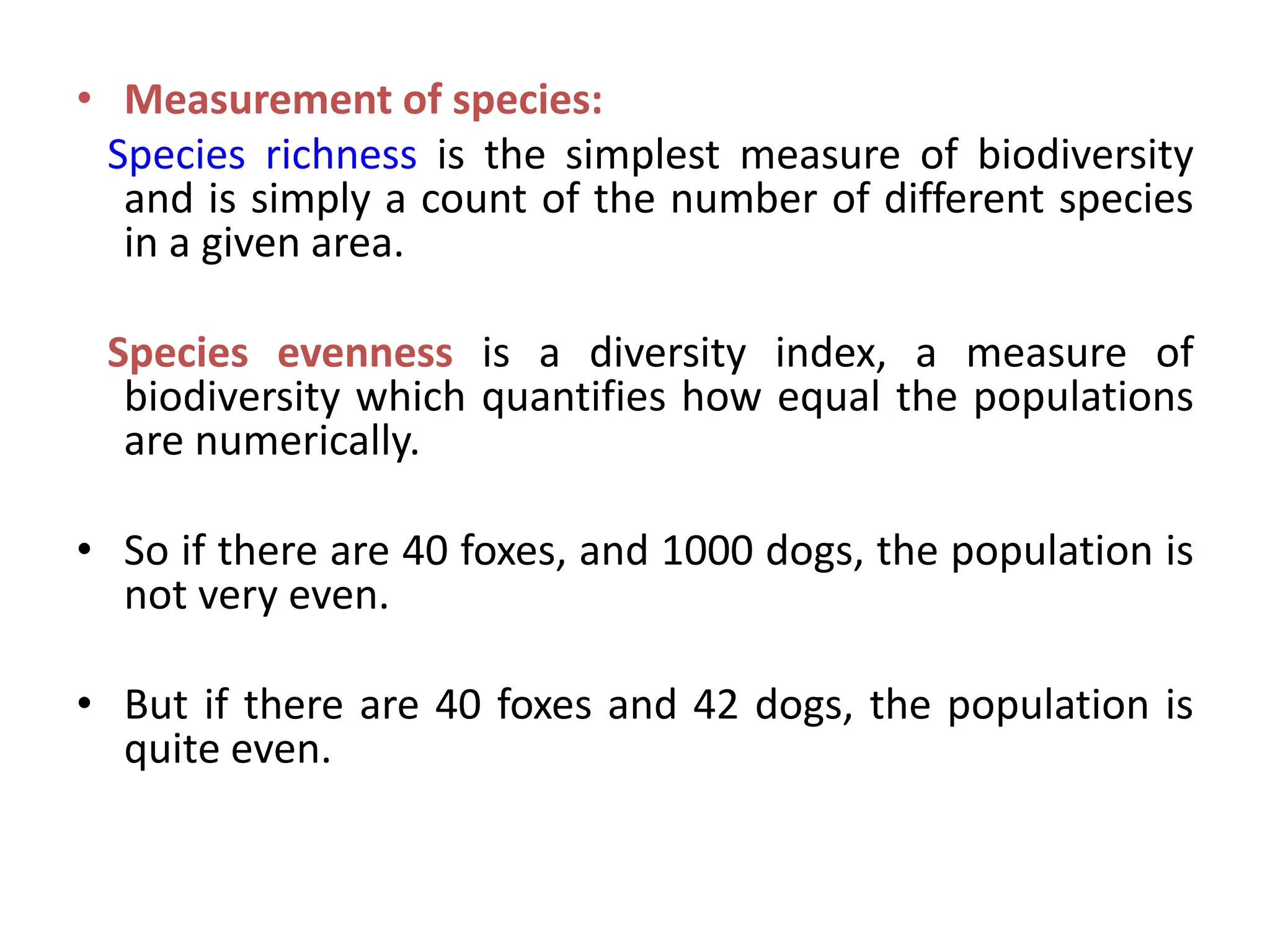 Introduction to biodiversity, Types of biodiversity | PPT