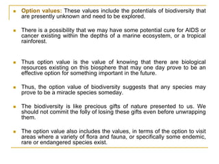 Introduction to biodiversity, Types of biodiversity | PPT