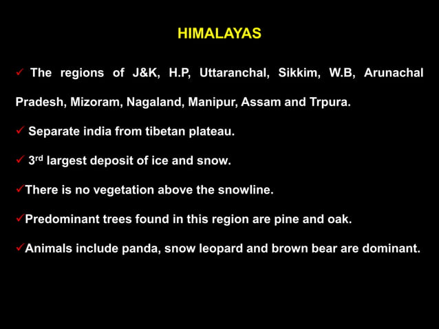Biogeographical classification of India:Biodiversity | PPT