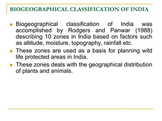 Biogeographical classification of India:Biodiversity | PPT