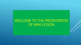 Biodiversity mini lesson | PPTX