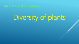 Biodiversity mini lesson | PPTX