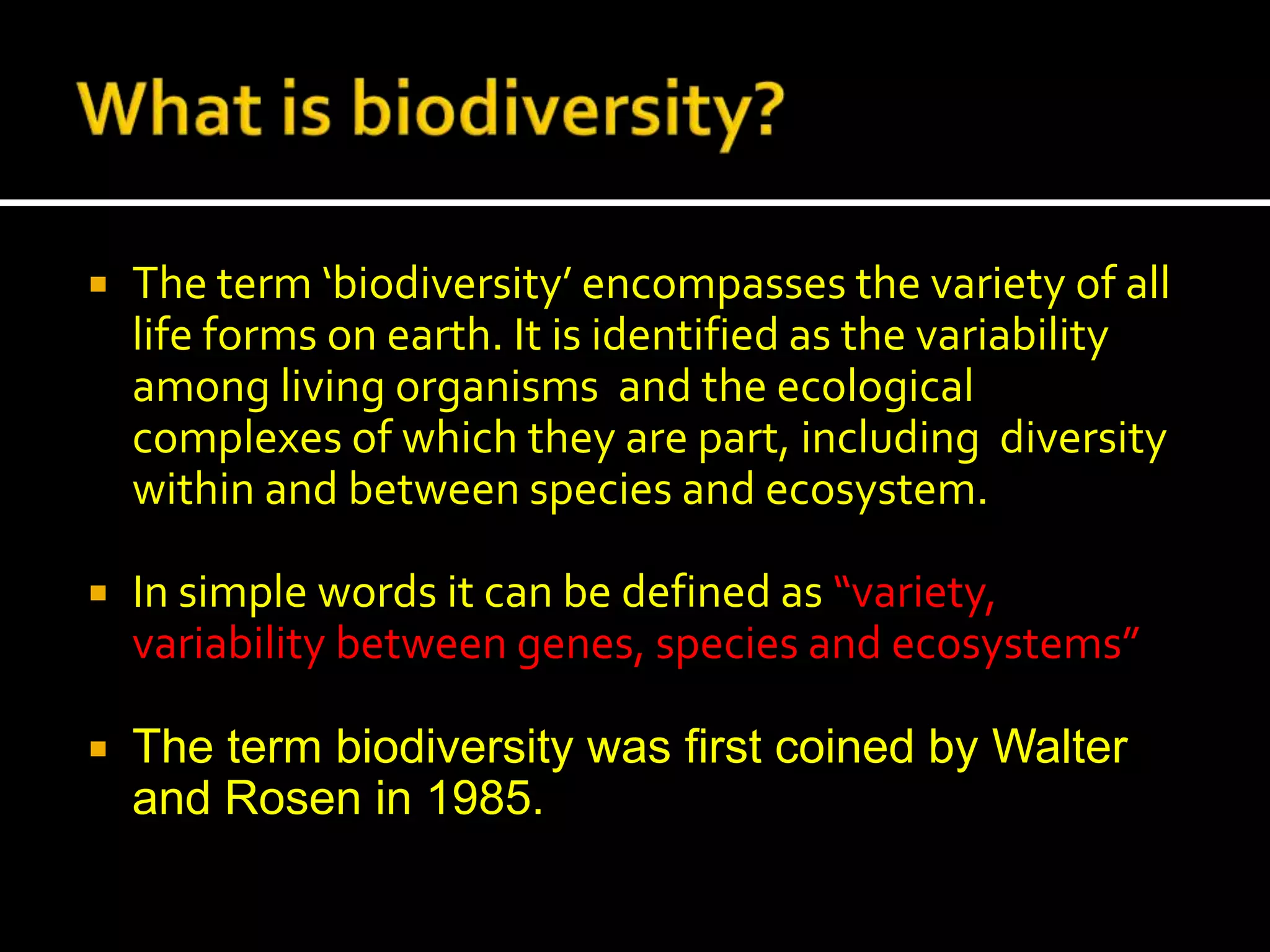 Biodiversity of India | PPTX
