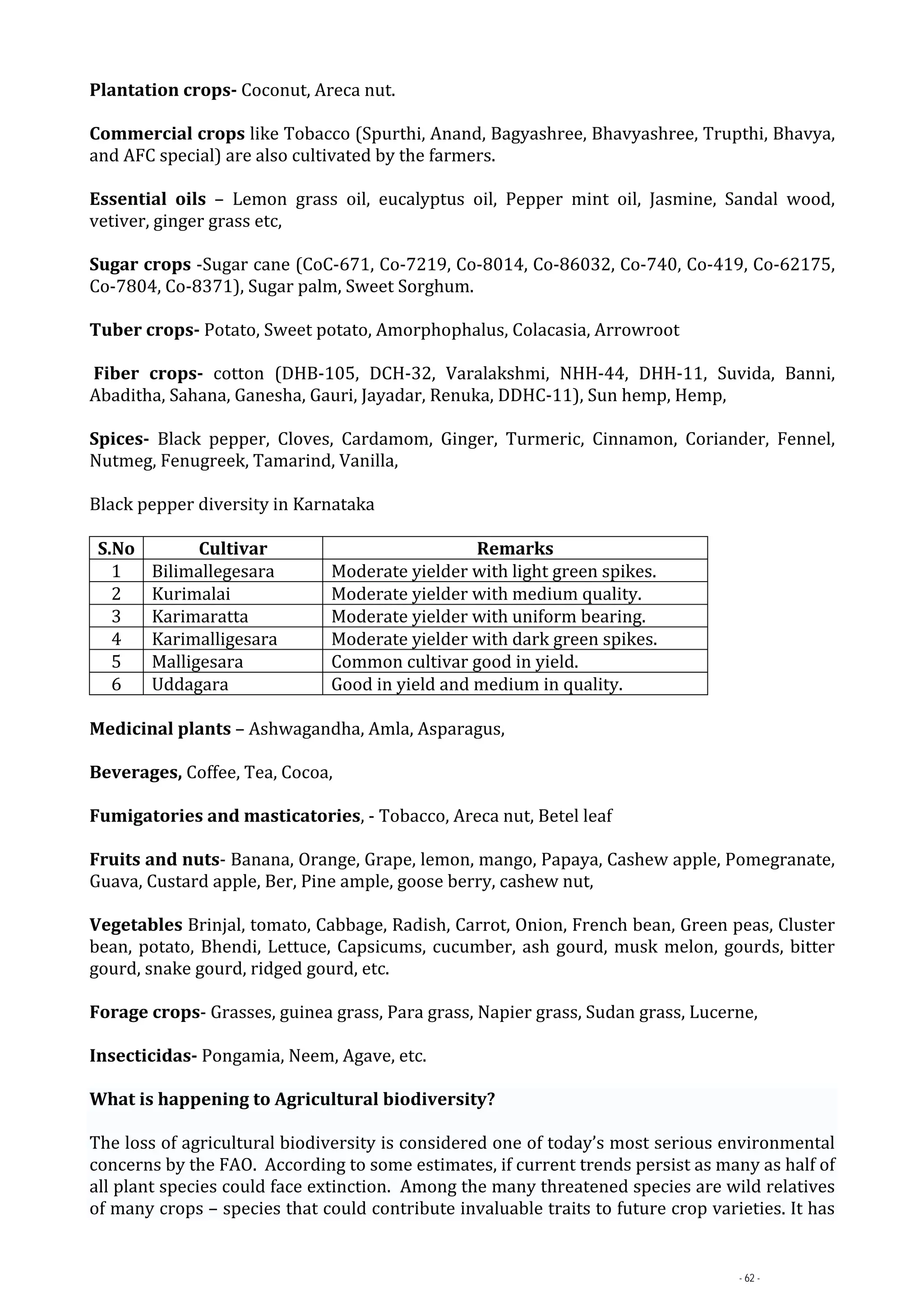 Biodiversity of karnataka at a glan | PDF