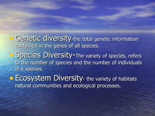 Biodiversity powerpoint | PPT