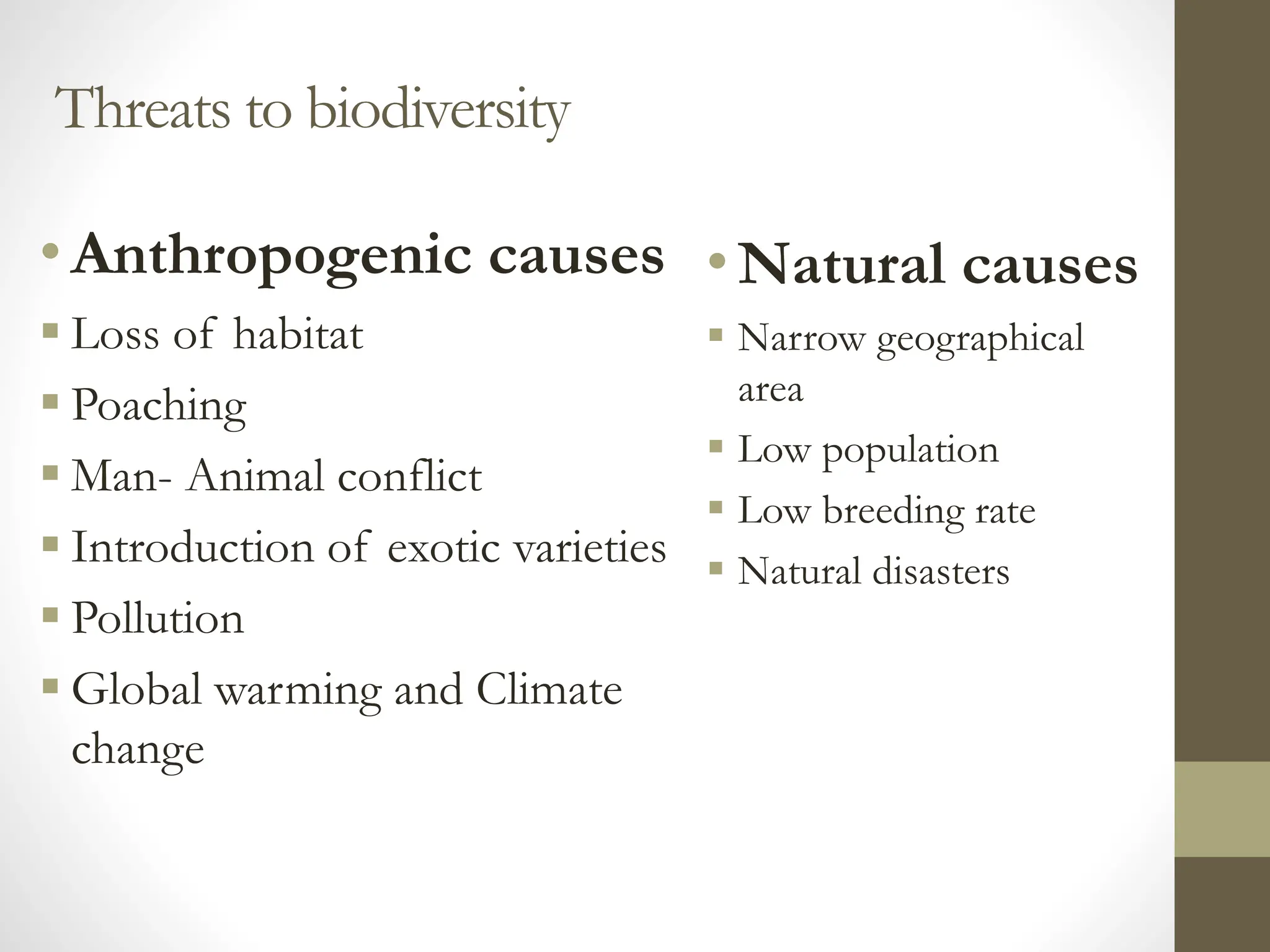 biodiversity based PPT forncollege students ppt.pptx | Geography | Science