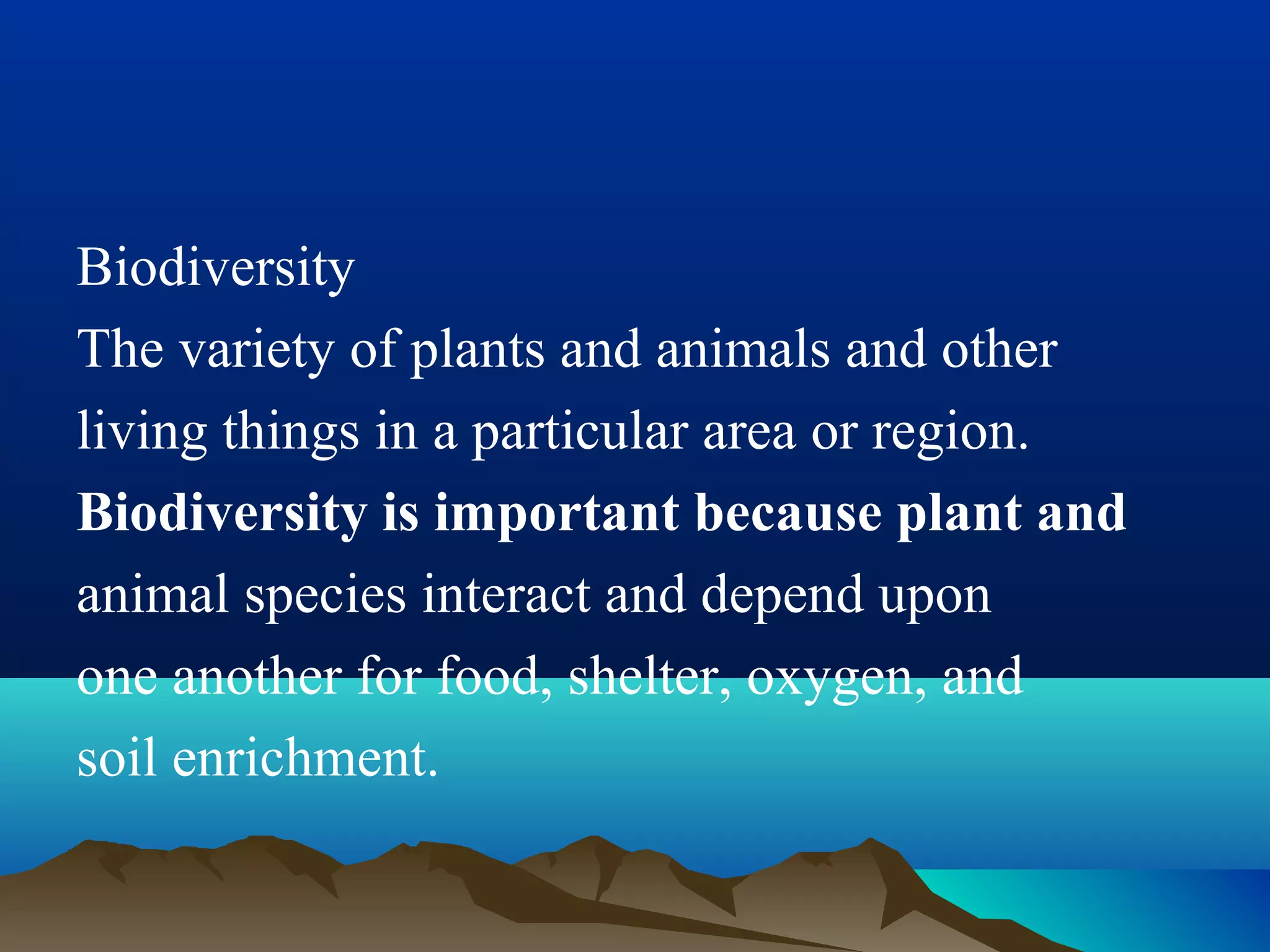 Biodiversity presentation copy | PPT