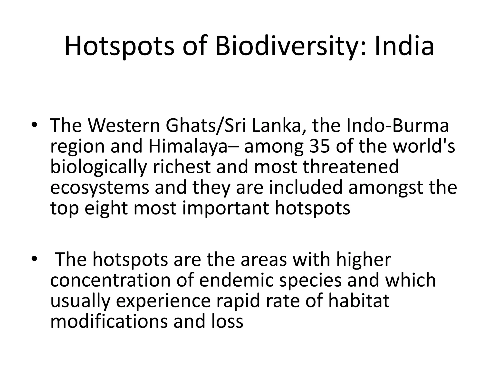 Biodiversity profile of_india | PPTX