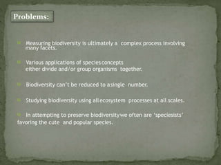 Biodiversity quantification ppt @ rp sir. | PPTX