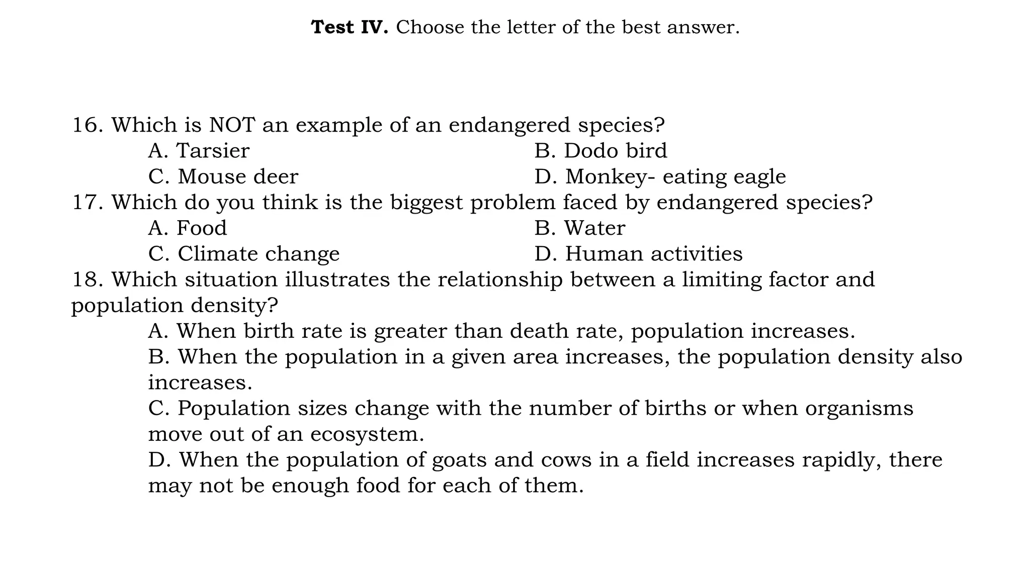 Biodiversity Quiz in Science 9 Quarter 2.pptx