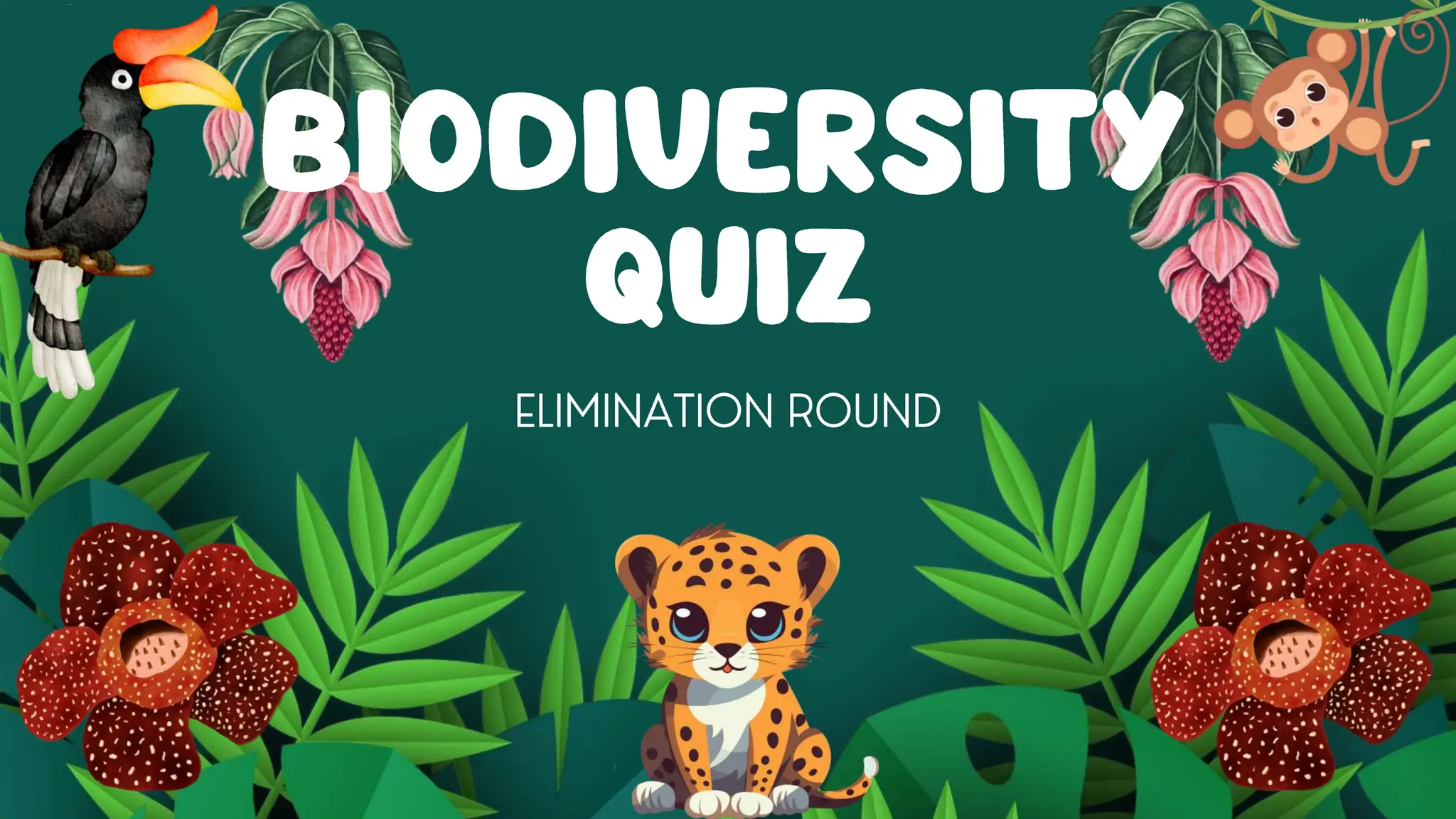 BIODIVERSITY QUIZ ELIMINATION ROUND.pptx