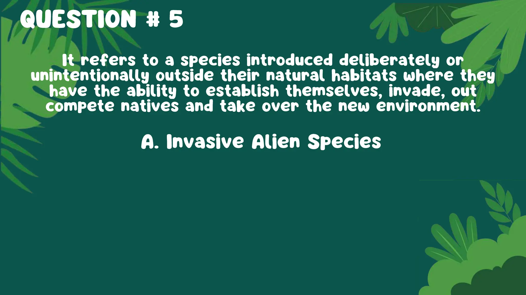 BIODIVERSITY QUIZ ELIMINATION ROUND.pptx