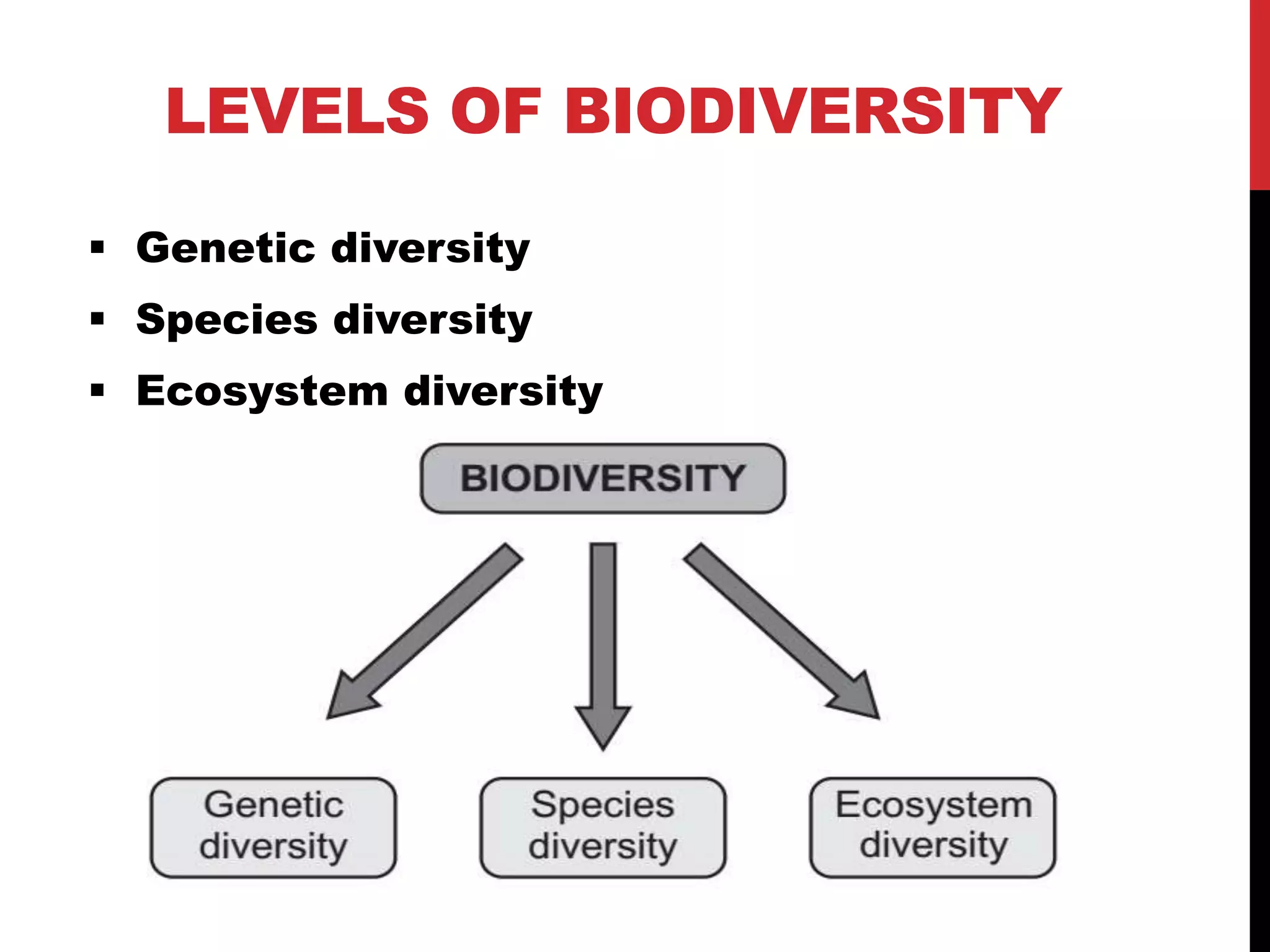 Biodiversity threats and conservation | PPTX
