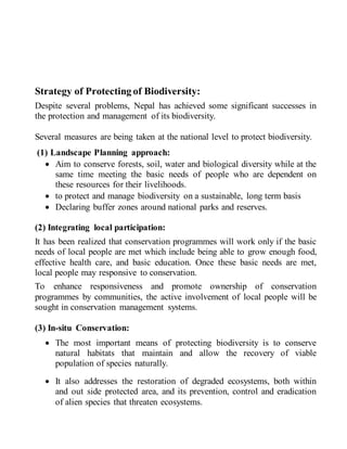 Unit 1 - Biodiversity & its conservation (BPH 306.3 - BCCH) | PDF