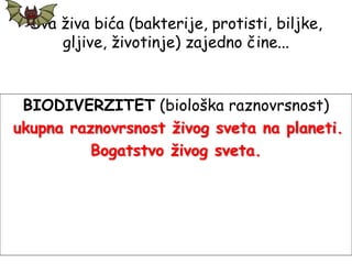 Biodiverzitet | PPTX