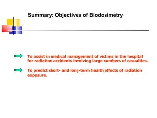 Biodosimetry | PPT