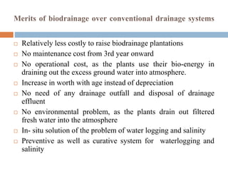Biodrainage | PPTX