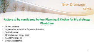 Biodrainage ppt | PPT