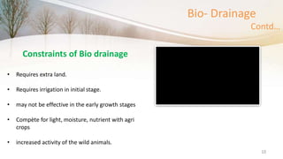 Biodrainage ppt | PPT