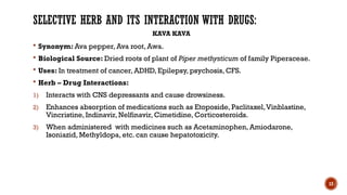 BIO DRUG (Herbal) – DRUG (Allopathy) INTERACTIONS | PPTX