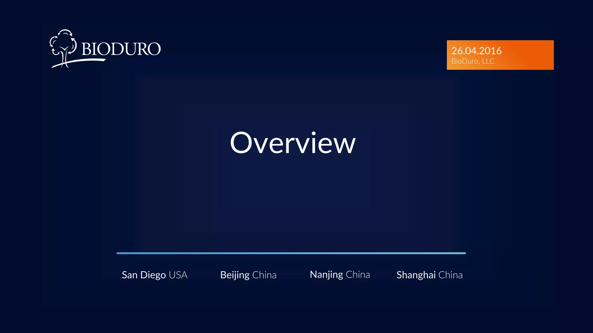 BioDuro Overview | PPT