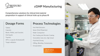 BioDuro Overview | PPT