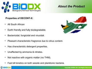 BiODX - Antimicrobial Technology Presentation | PPT