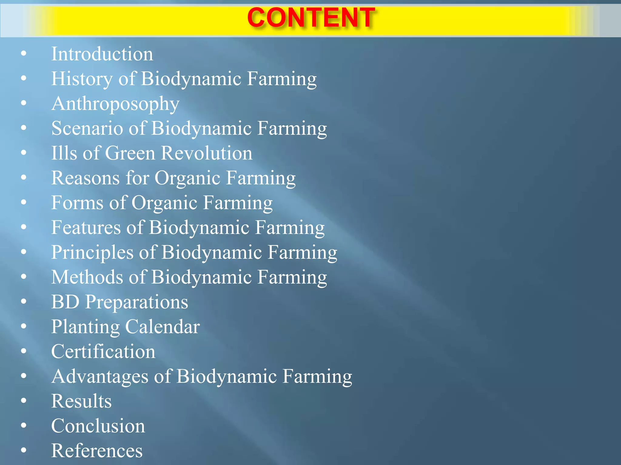 Biodynamic farming | PPT