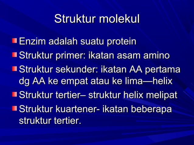 Bio enzim (modul biologi molekular) | PPT