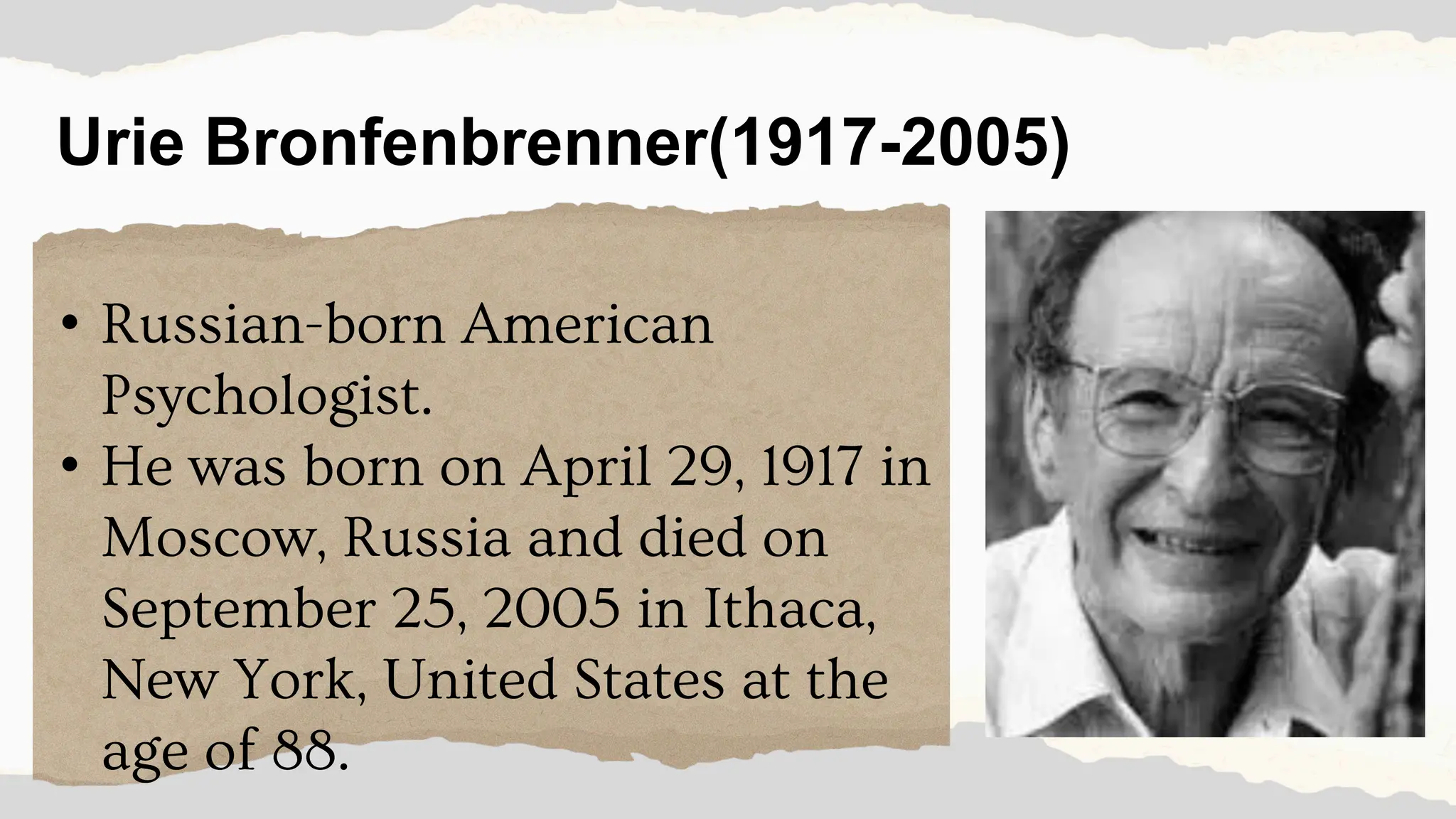 Bioecological theory of Urie Bronfenbrenner | PDF